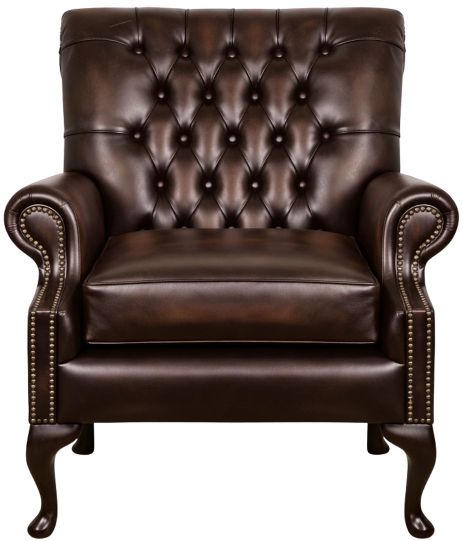 Parliament Leather High Back Chair | Chesterfields Direct